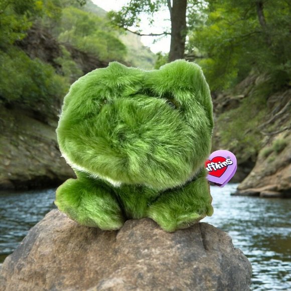 SWIBCO | Toys | Vintage 9s Puffkins Plush Lily Frog Stuffed Animal New ...